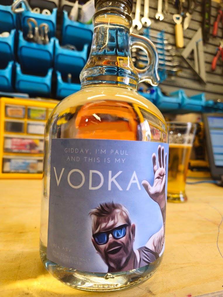 Gidday, I'm Paul and this in my Vodka